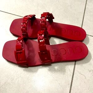 Gucci | Shoes | Gucci Chain Rubber Sandals | Poshmark